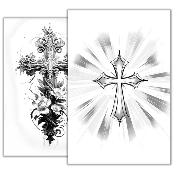 Basic Cross Tattoo Drawings