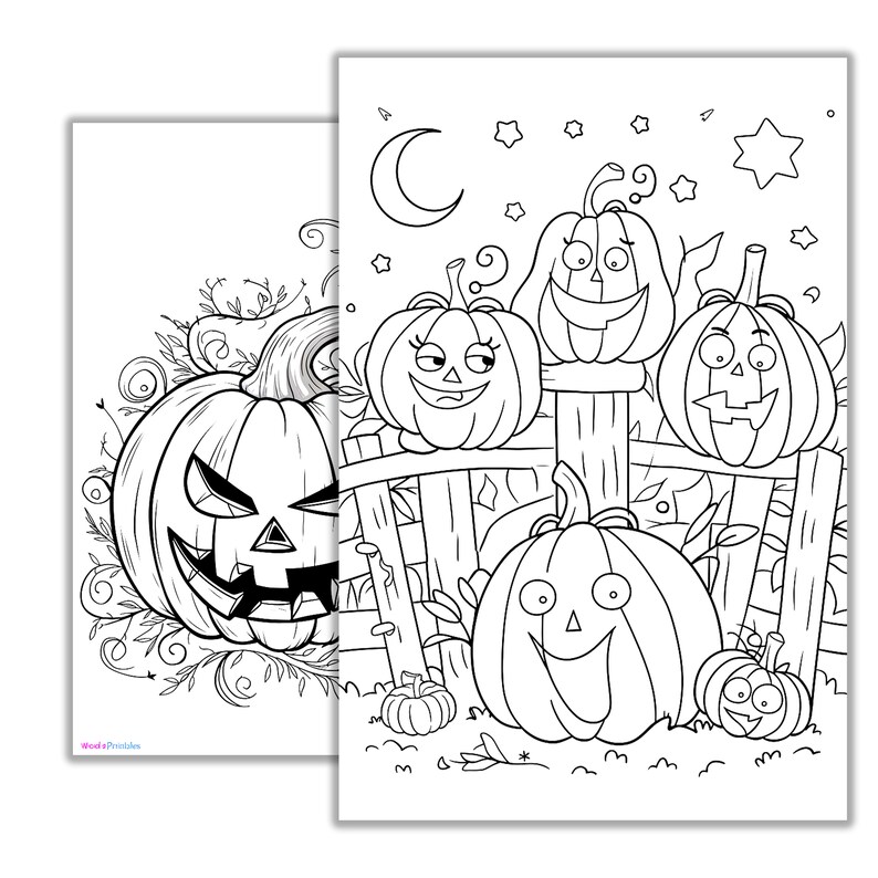 Printable Pumpkin Coloring Pages - Fun & Festive Designs for All Ages ...