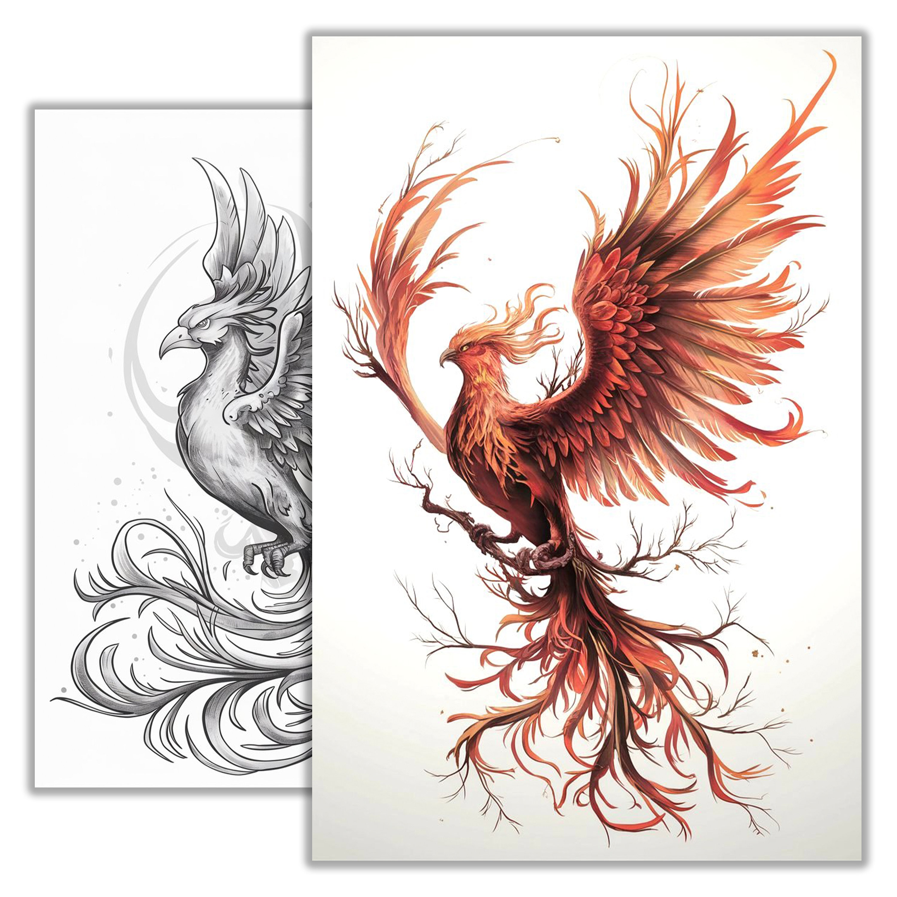 Japanese Phoenix Design