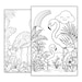 Flamingo Coloring Pages – Printable Tropical Bird Art for Kids and ...