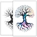 Yggdrasil Tree Tattoo Sketch – Norse Mythology Line Art, World Tree ...