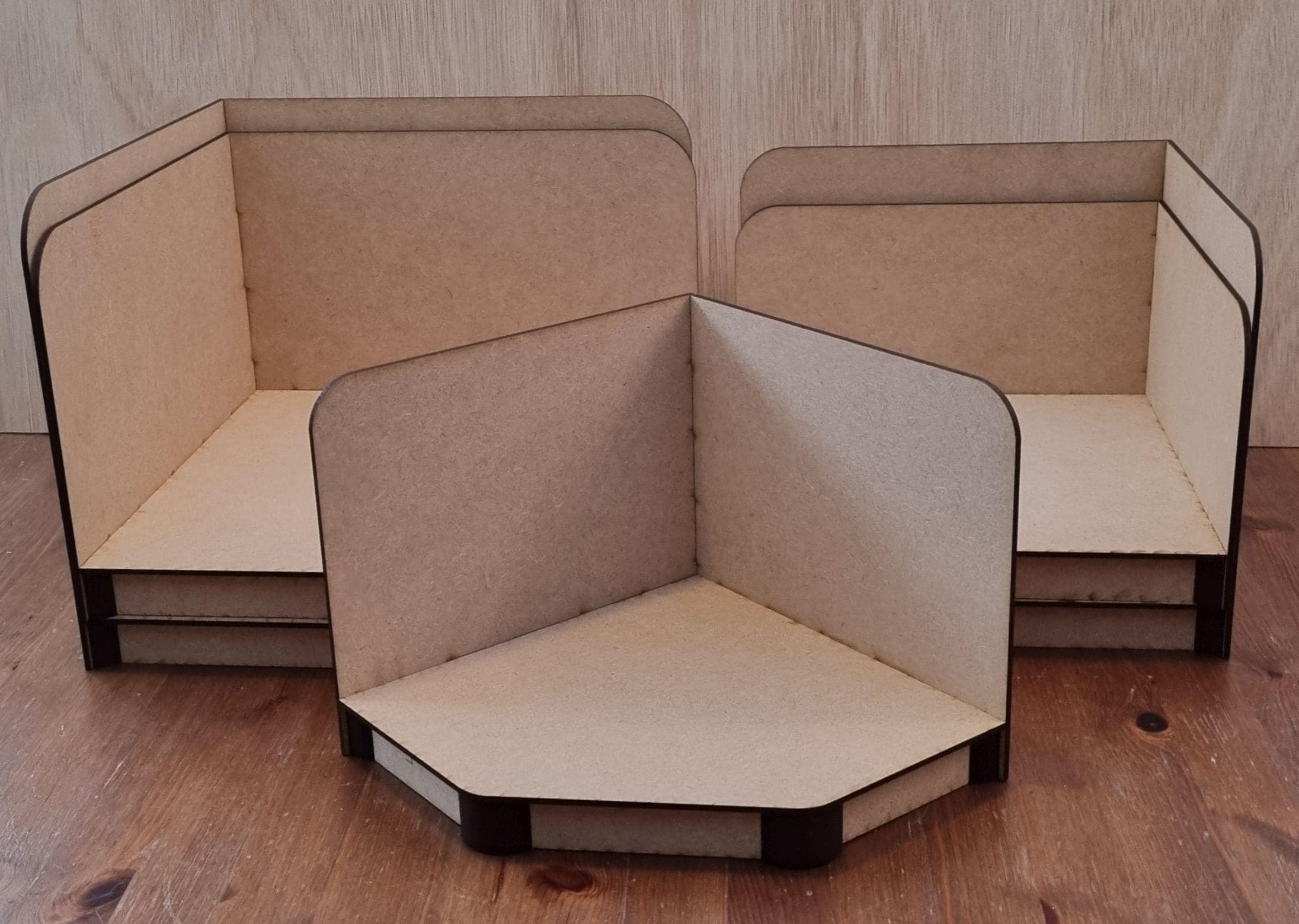 Model Diorama Display Base Board Kit Walled Dolls House Room Box 30 X ...