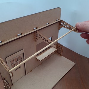 Dolls House Shop Front Kit With Optional Back Room. 1:24 Scale. Choice ...