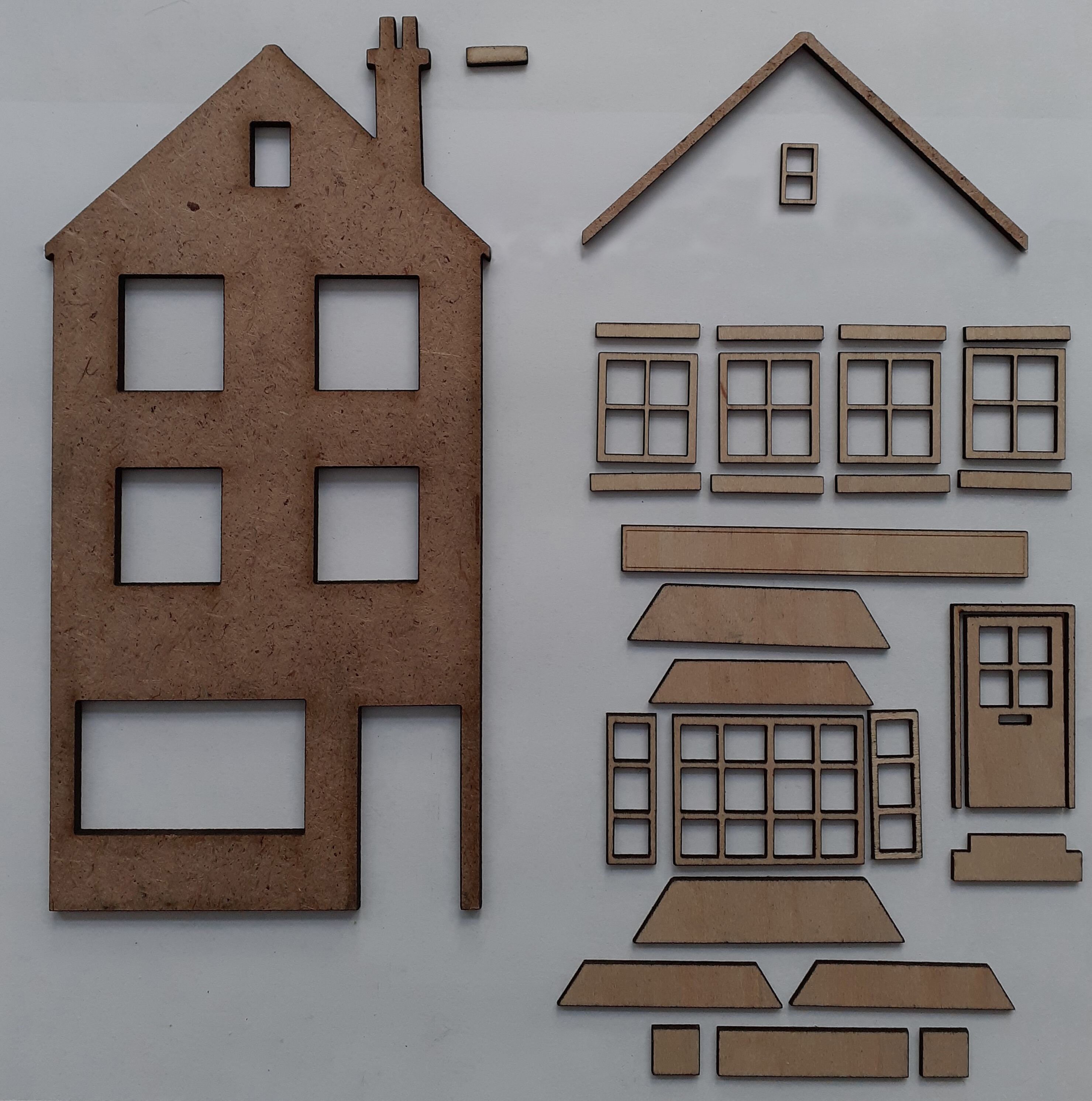 Diorama Blank Kit of Shop With Bay Window and Extension. for - Etsy