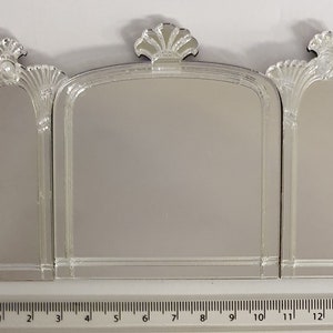 Art Deco Style Dolls House Mirrors, 5 Different Styles, Wooden Backs ...