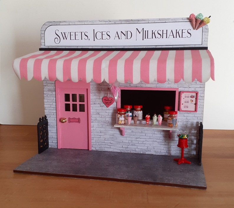 Dolls House Shop Front Kit With Optional Back Room. 1:24 Scale. Choice ...
