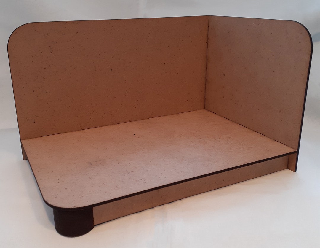 Model Diorama Display Base Board Kit Walled Dolls House Room Box 30 X ...