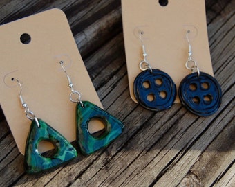 Coraline Triangle Stone - Etsy