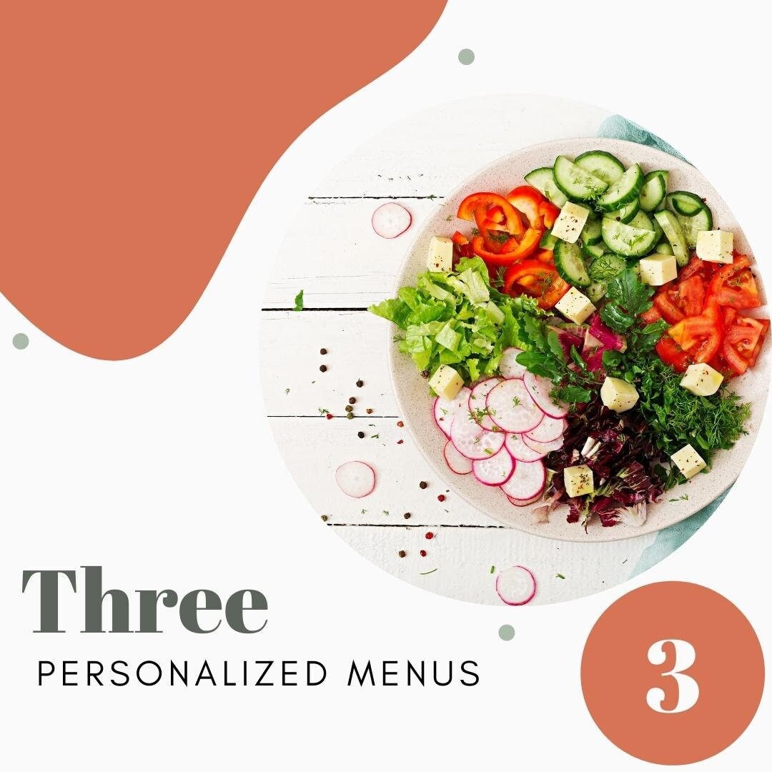 Three 3 Personalized Menus - Etsy