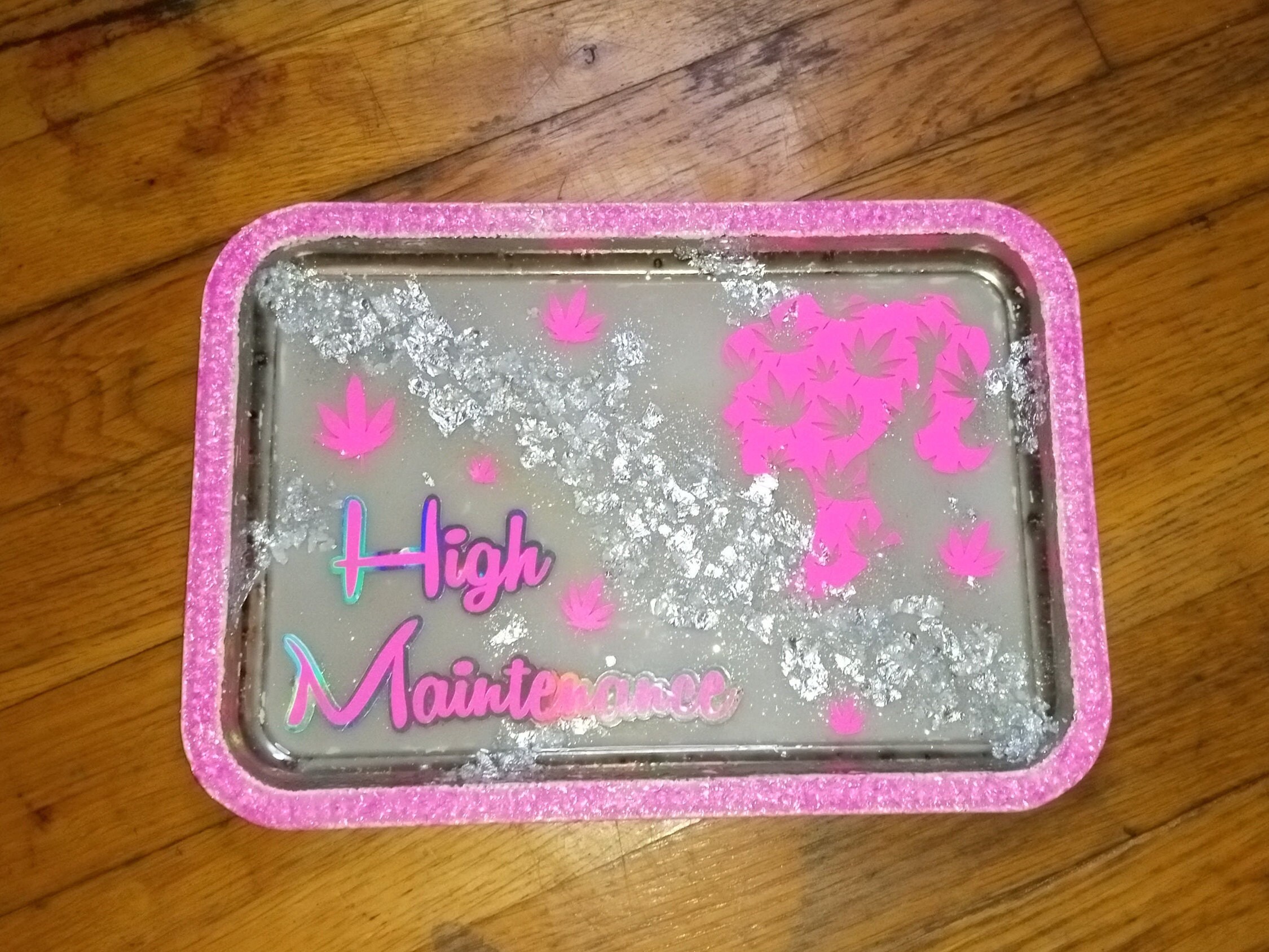 Pink Barbie 420 Rolling Tray High Maintenance Metal Weed - Etsy