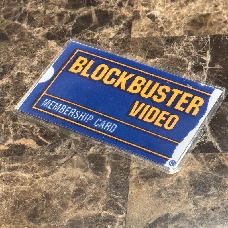 Blockbuster Membership Card - Etsy