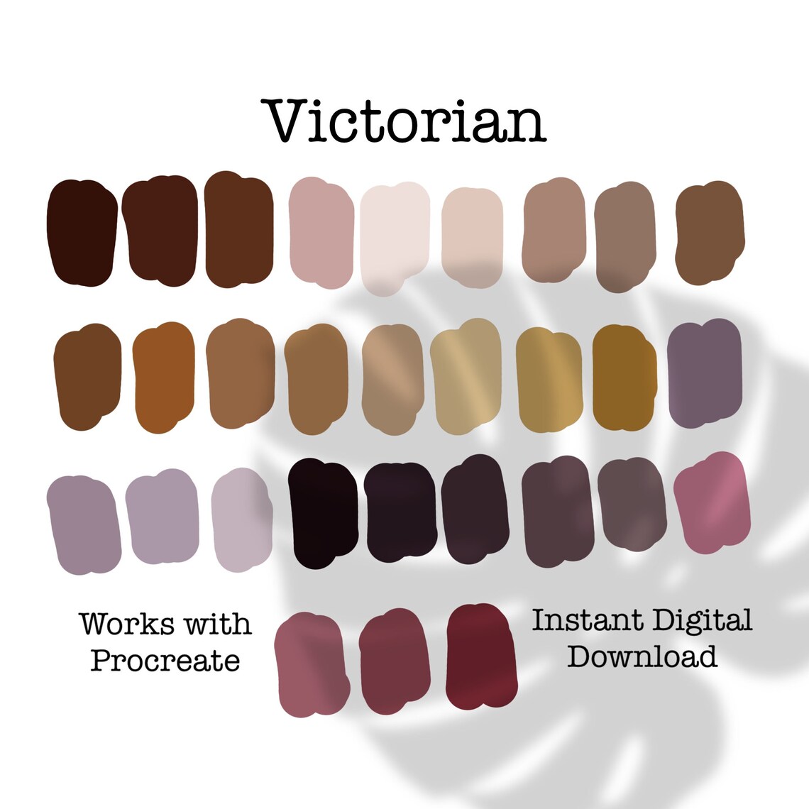 Procreate Color Palette Neutral Blush Colors Color - Etsy