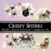 Spooky Spiders Digital Clipart, Commercial Use, Instant Download ...