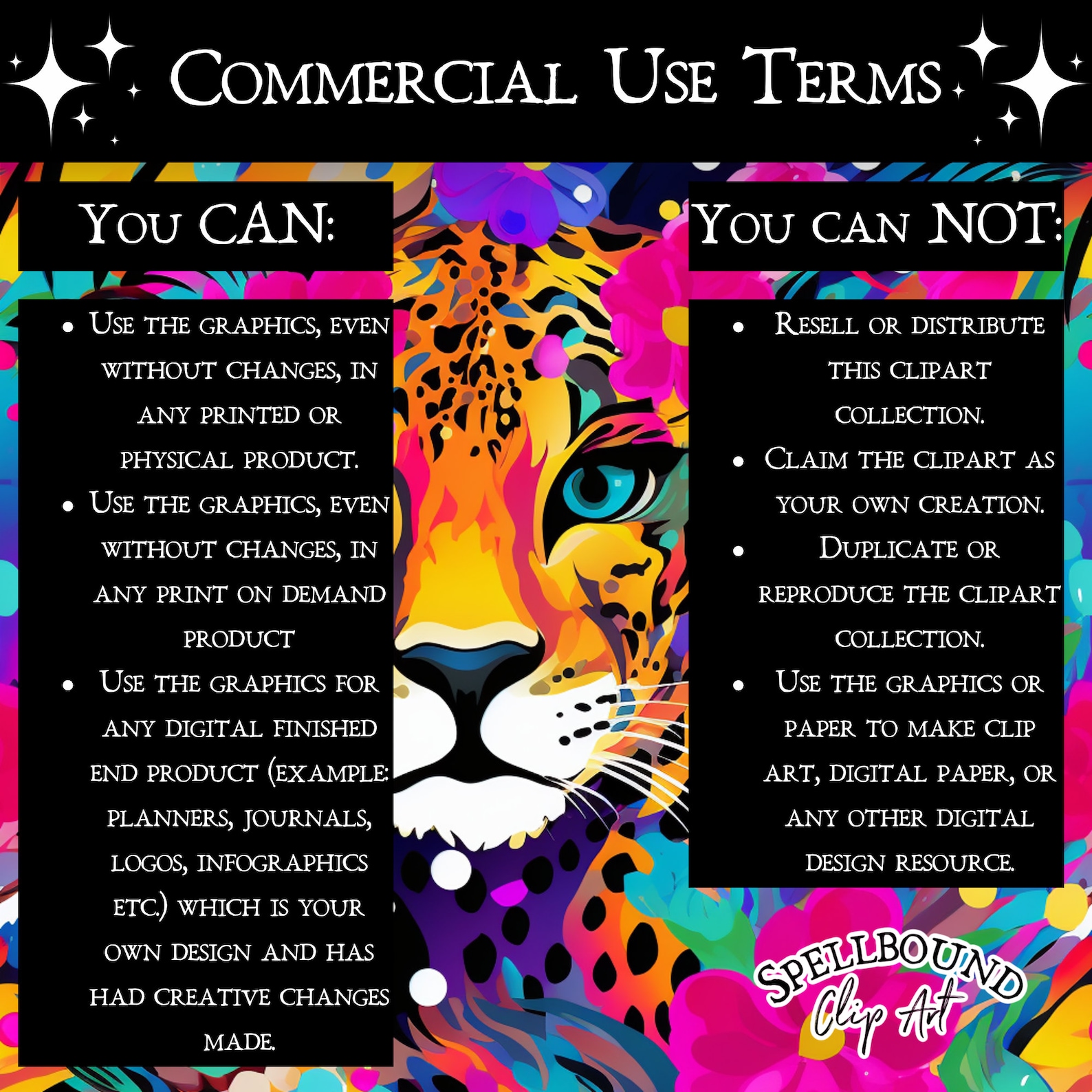 Neon 90's Cheetah Seamless Digital Papers, Commercial Use, Instant ...