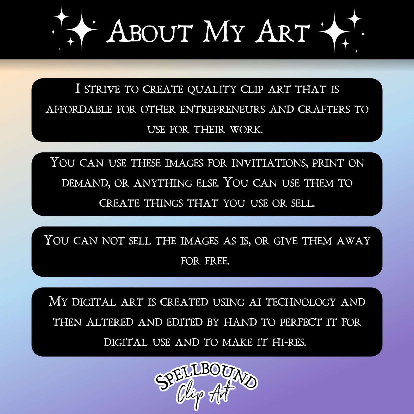 Purple Gothic Flower Borders Digital Clipart, Commercial Use, Instant ...