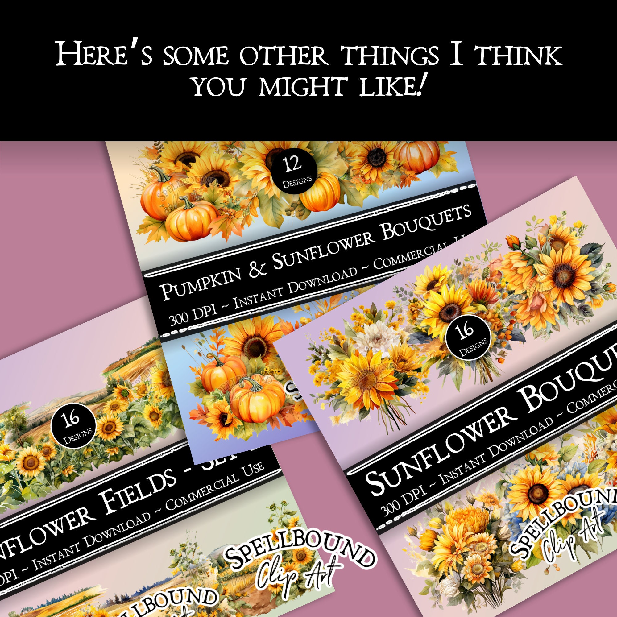 Watercolor Pumpkin Patch Clipart, Commercial Use, Instant Download ...