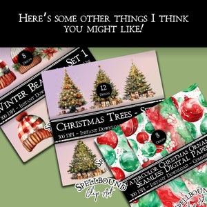 Christmas Cookies Digital Clipart, Commercial Use, Instant Download ...