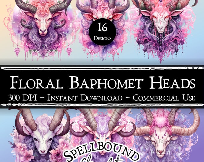 Floral Baphomet - Etsy