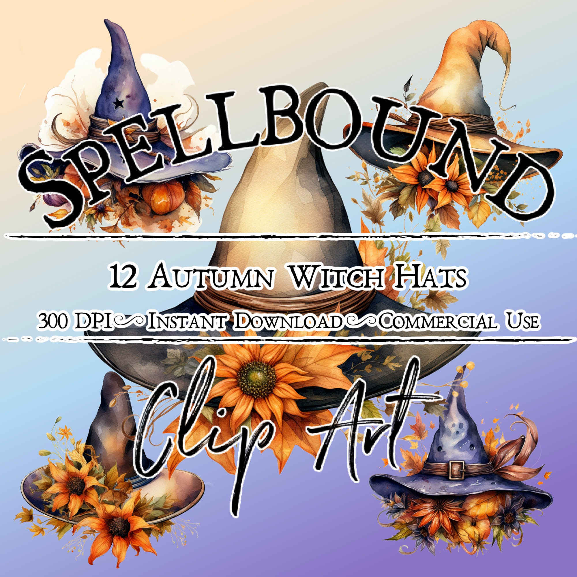 Autumn Digital Clipart Bundle Commercial Use Instant - Etsy