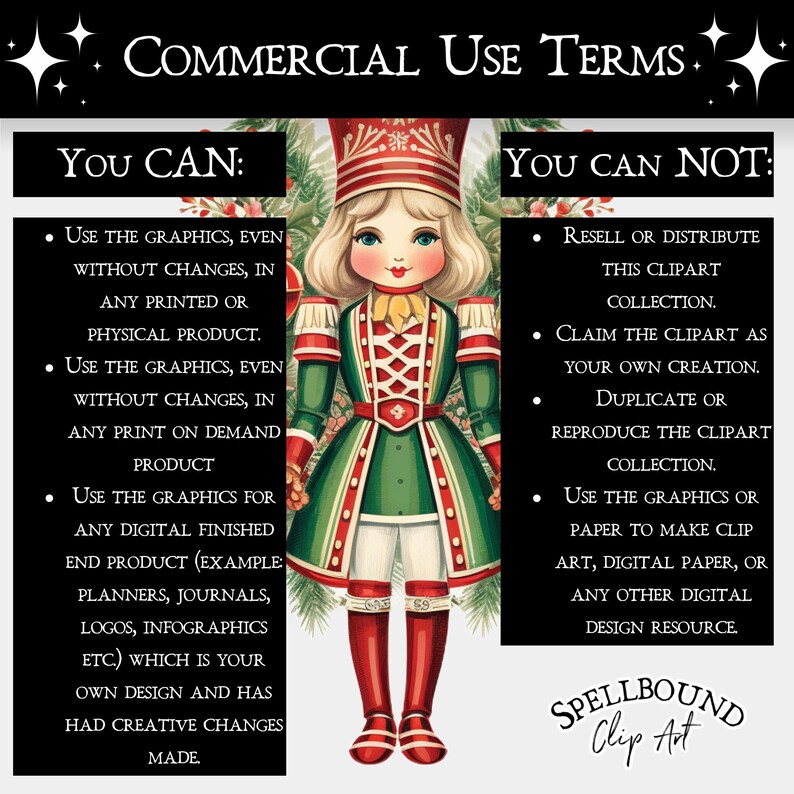 Christmas Nutcrackers Digital Clipart, Commercial Use, Instant Download ...