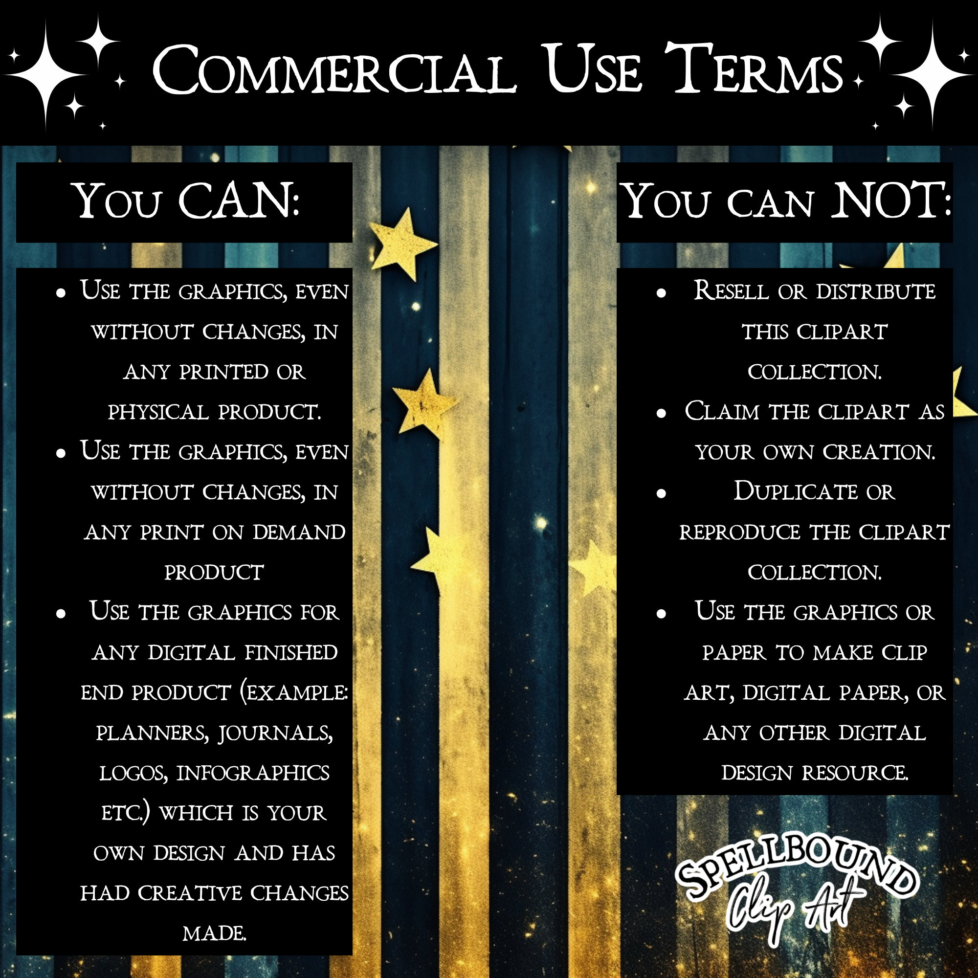 Blue and Gold Stars and Stripes Seamless Digital Papers, Commercial Use ...