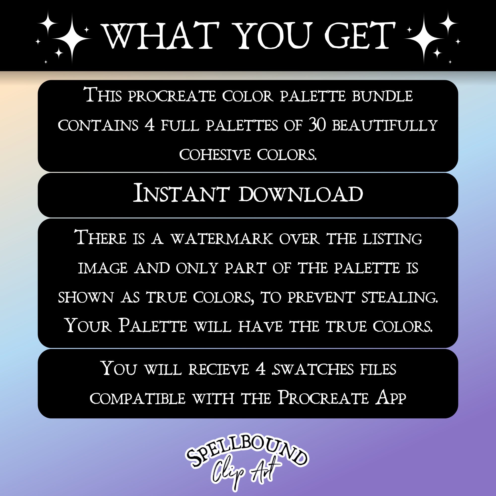 Procreate Color Palette Bundle, Summer, Bright, Tropical, Color ...