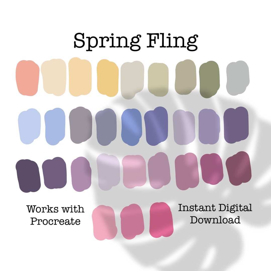 Procreate Color Palette, Spring Colors, Pastel Colors, Color Swatches ...