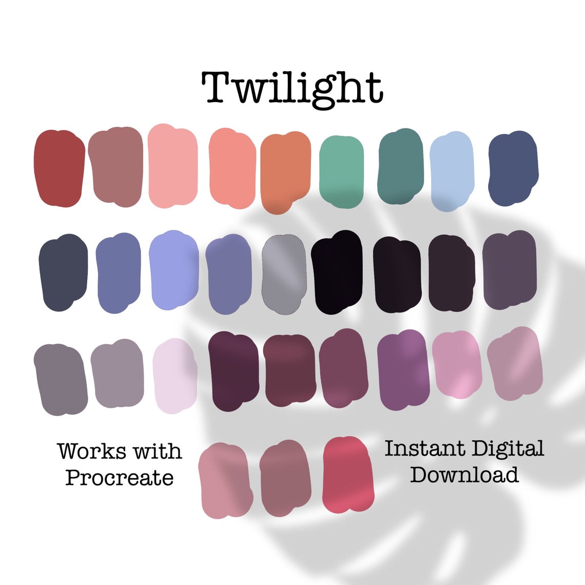 Procreate Color Palette, Sky Colors, Color Swatches, iPad Procreate ...