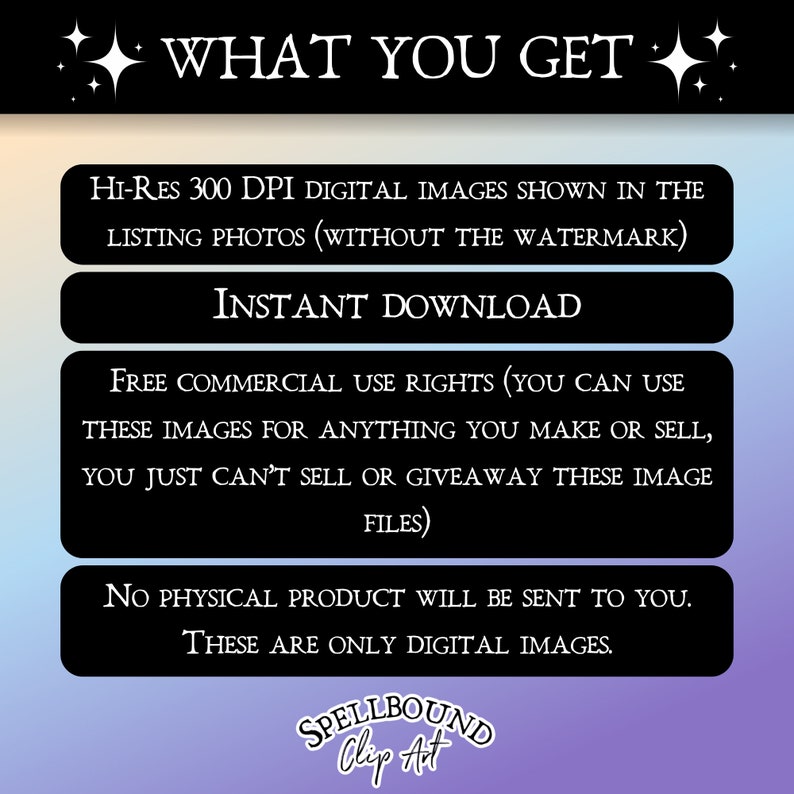 Purple Gothic Flower Borders Digital Clipart, Commercial Use, Instant ...