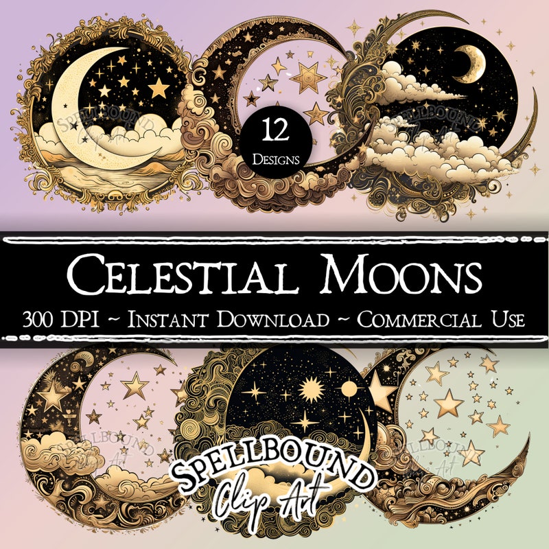 Celestial Landscape Art - Etsy UK