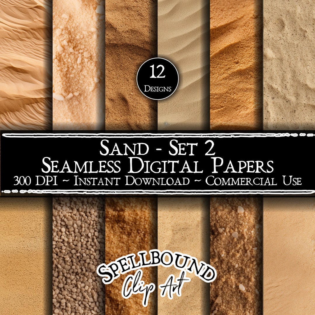 Sand Seamless Digital Papers, Commercial Use, Instant Download, Digital ...