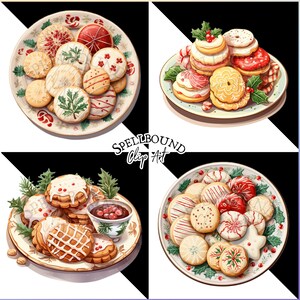 Christmas Cookies Digital Clipart, Commercial Use, Instant Download ...