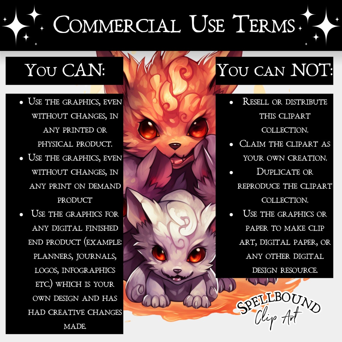 Hellhounds Puppies Digital Clipart, Commercial Use, Instant Download ...