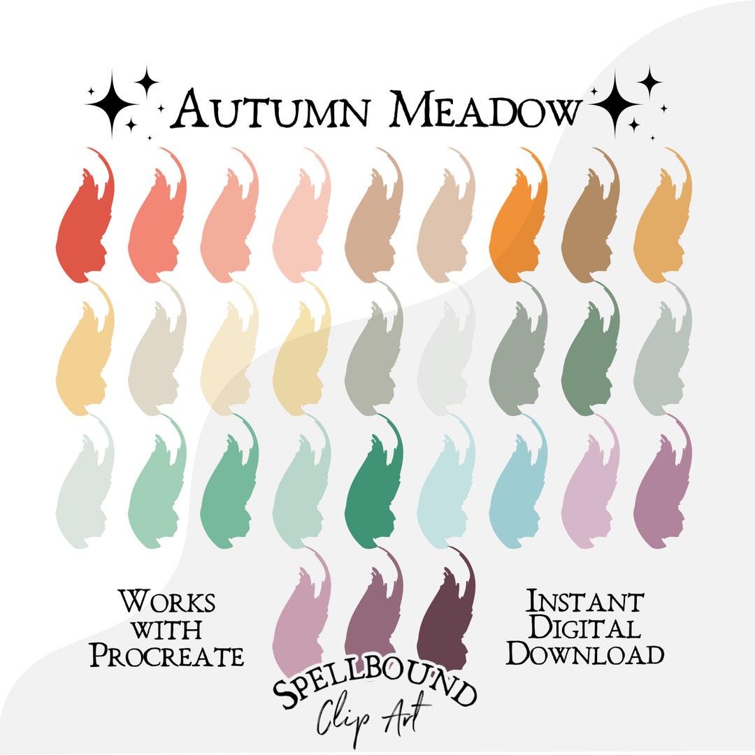 Procreate Color Palette, Fall Colors, Floral Colors, Pastel Colors ...