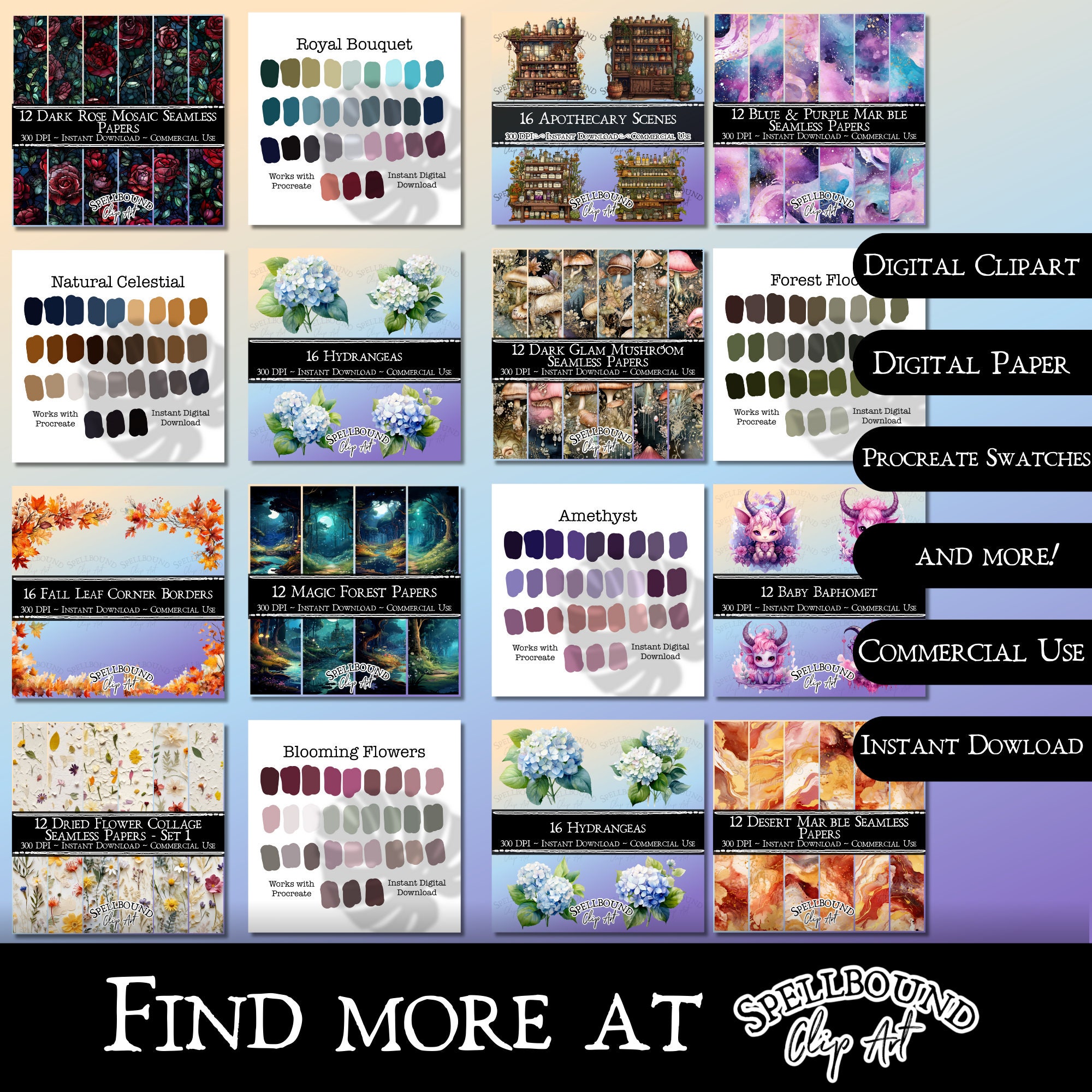 Procreate Color Palette, Sky Colors, Color Swatches, iPad Procreate ...