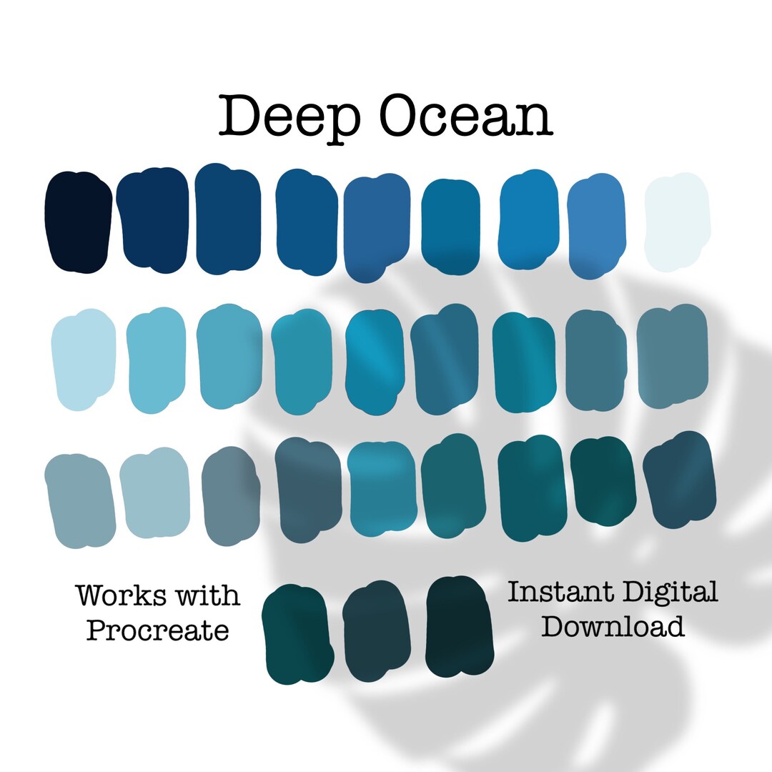 Procreate Color Palette, Blue Color Palette, Cool Colors, Color ...