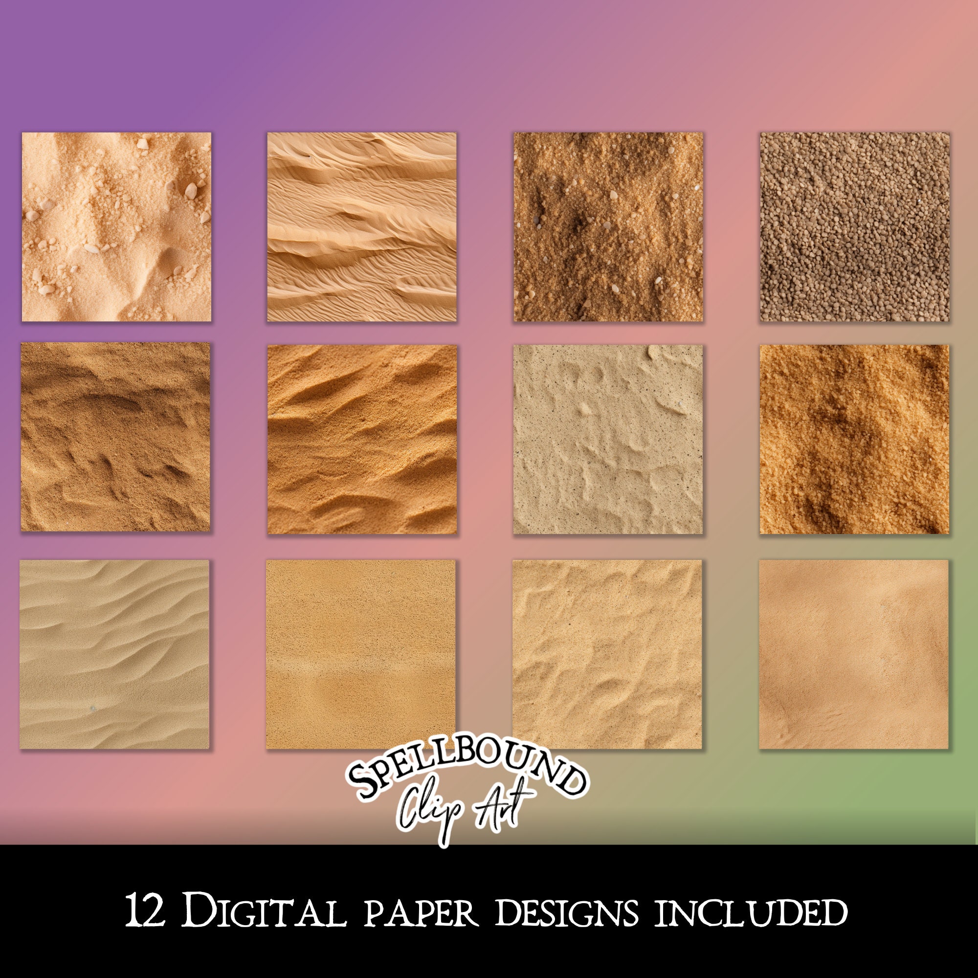 Sand Seamless Digital Papers, Commercial Use, Instant Download, Digital ...
