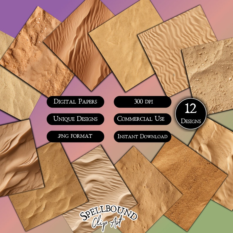 Sand Seamless Digital Papers, Commercial Use, Instant Download, Digital ...