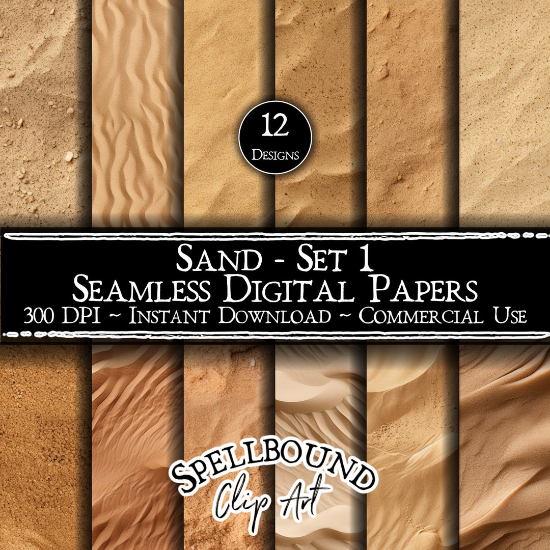 Sand Seamless Digital Papers, Commercial Use, Instant Download, Digital ...