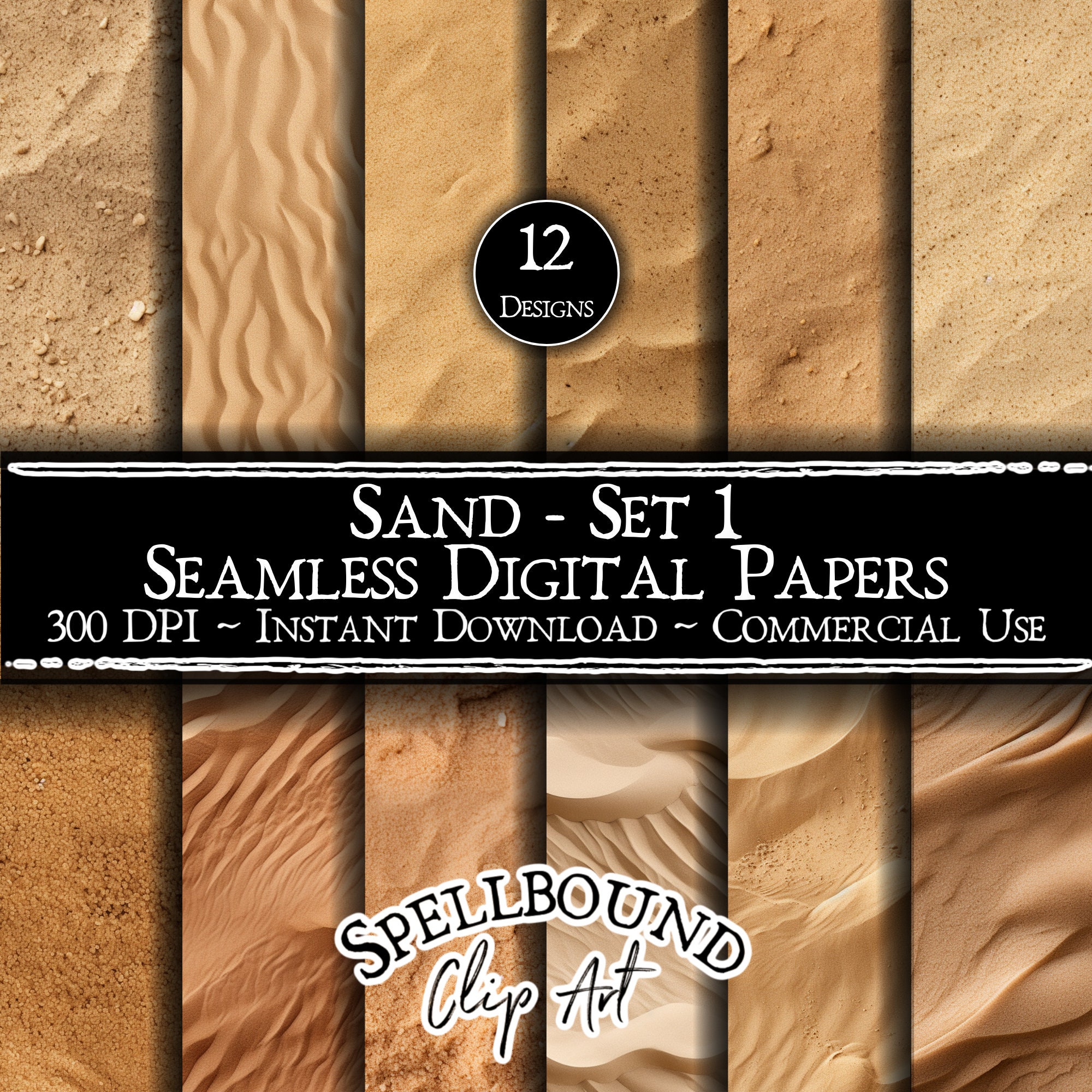 Sand Seamless Digital Papers for Commercial Use - Etsy