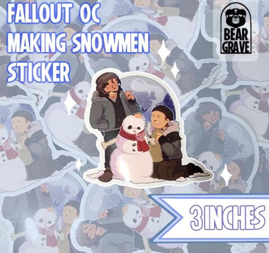 Making Snowmen Fallout OC Sticker - Etsy