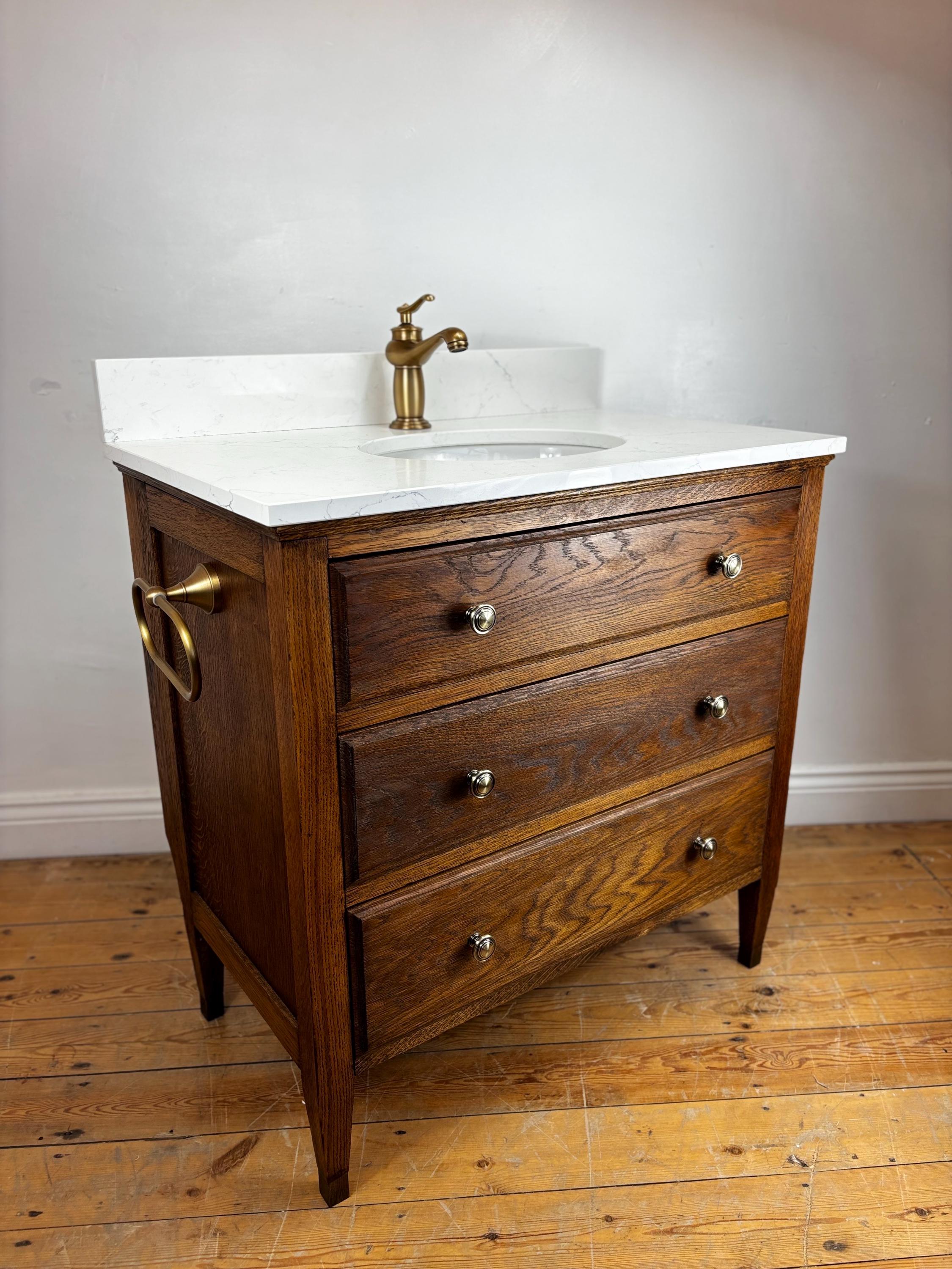 Traditional Bathroom Vanity Unit Made to Order Vanity Unit Custom Made ...