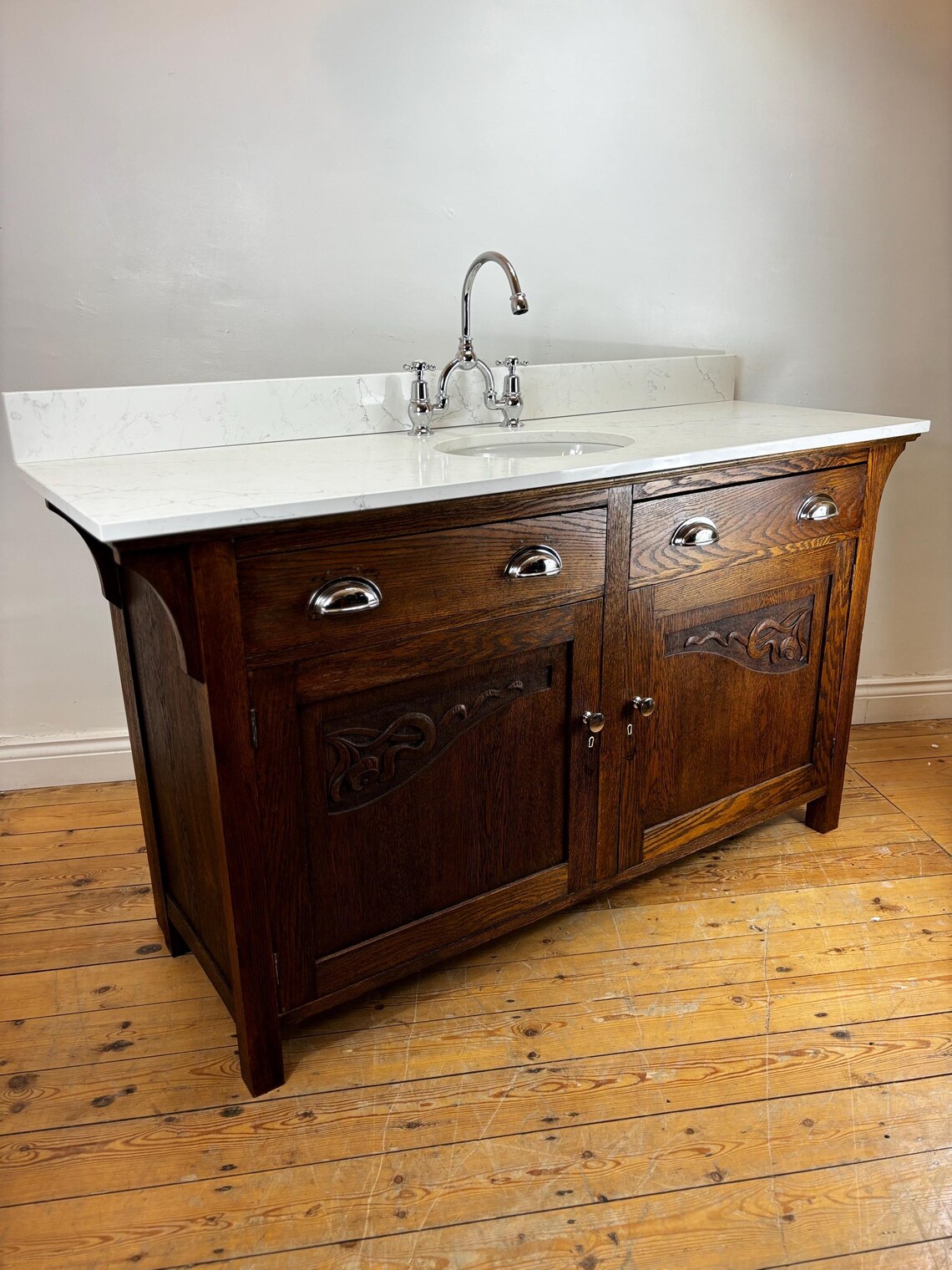 Traditional Bathroom Vanity Unit Made to Order Vanity Unit Custom Made ...