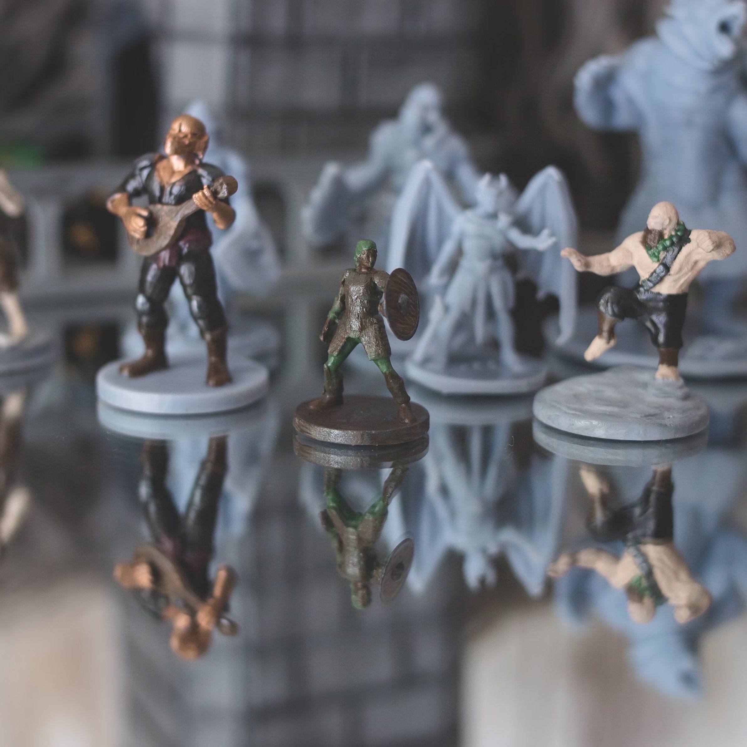 3D Printed Mini Figurines, Custom Mini 3d Prints, Role Playing Mini ...