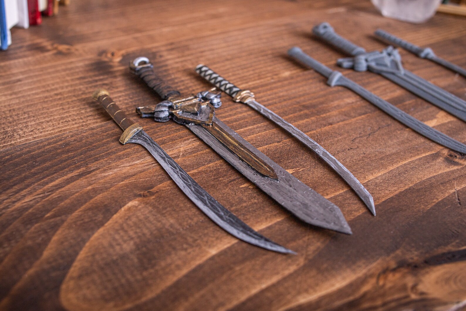 3D Printed Sword Bookmark: Fantasy Katana, Spartan, Medieval Gift - Etsy
