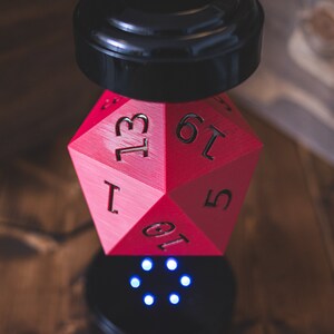3D Printed Large Floating D20, Magic Custom Dnd Dice, 3D Printed ...