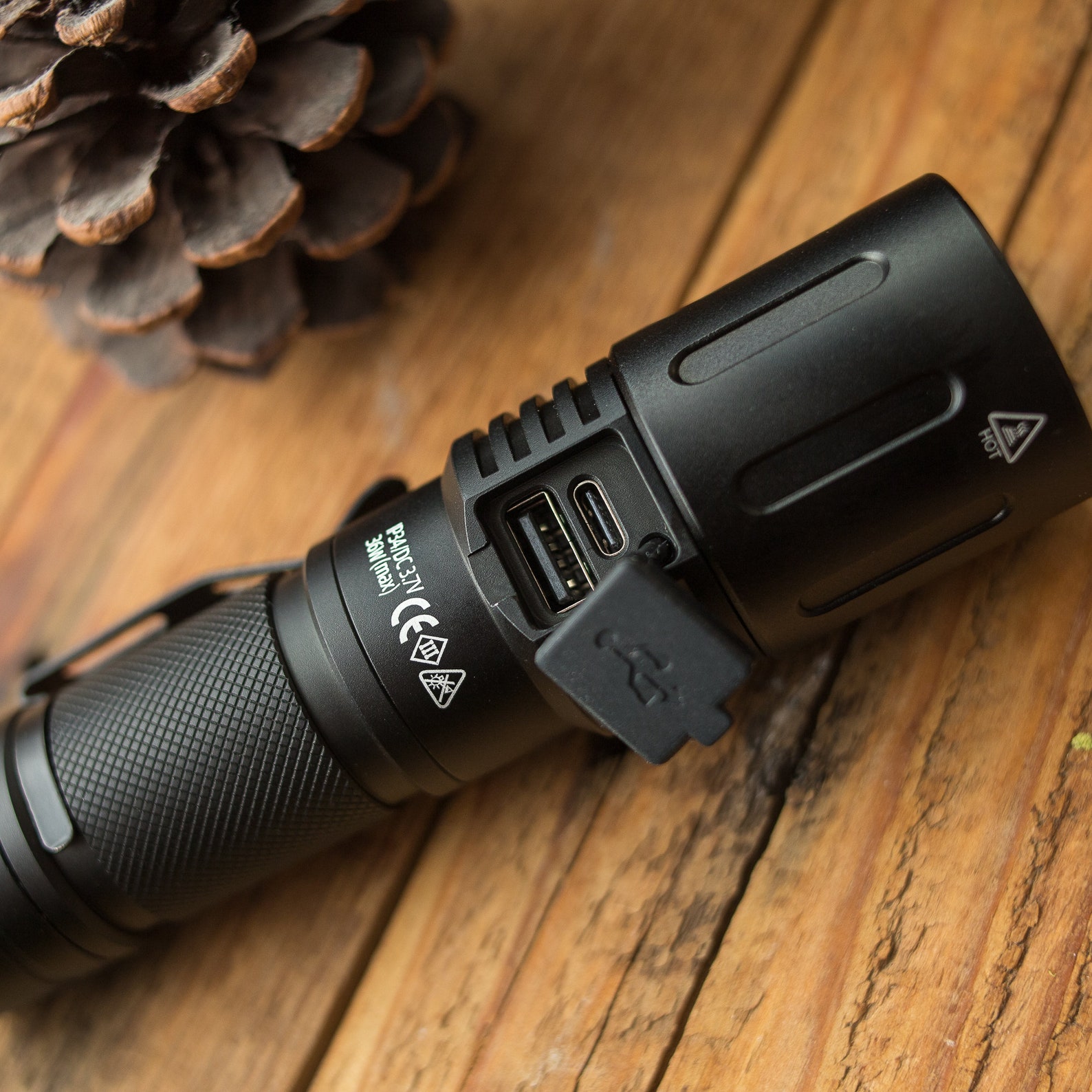 3000 Lumen Rechargeable Flashlight, Battery Bank Flashlight, Nova Flashlight - Etsy