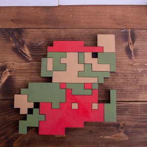 8bit Super Mario SVG for Wall Display - Etsy