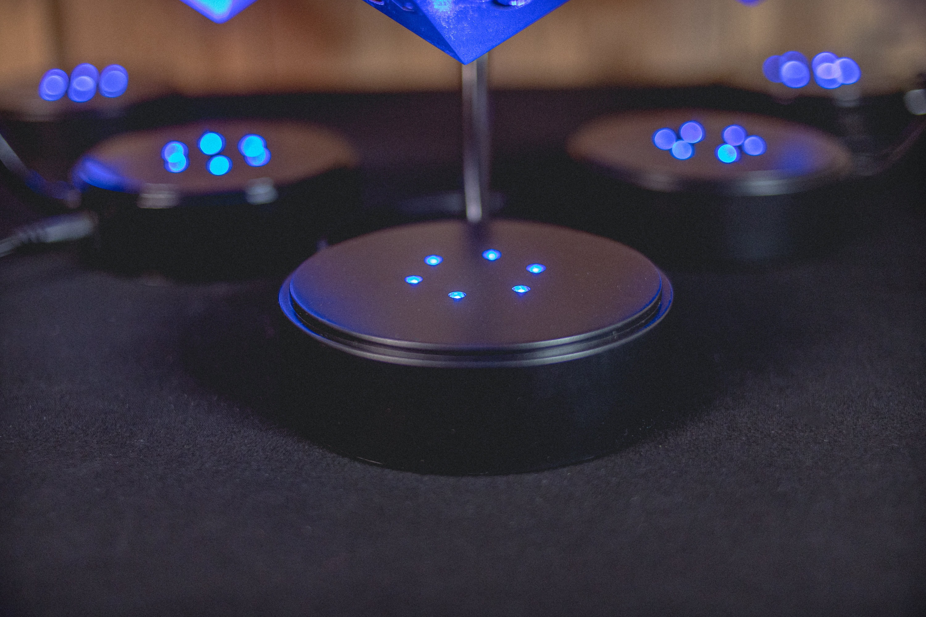 3D Printed Floating D20: Magic Dnd Dice With Stand - Etsy