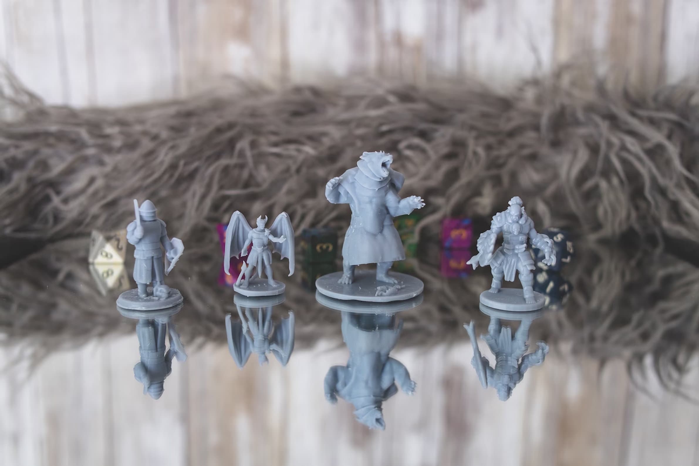 3D Printed Mini Figurines, Custom Mini 3d Prints, Role Playing Mini ...